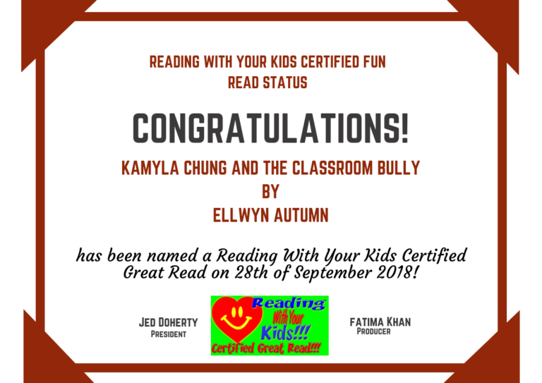 Kamyla Chung and The Classroom Bully by Ellwyn Autumn | Ellwyn Autumn