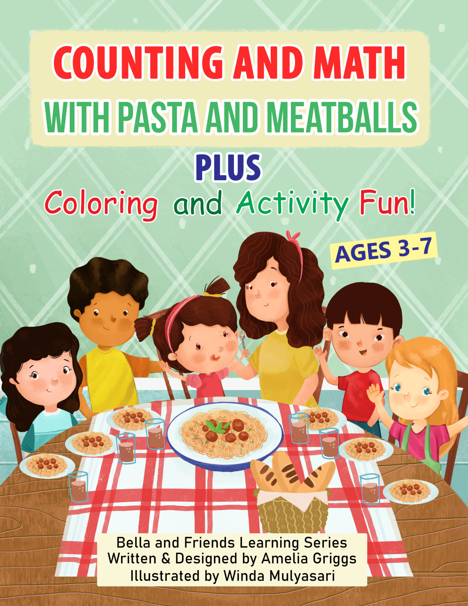 Counting And Math With Pasta And Meatballs By Amelia Griggs | Ellwyn Autumn